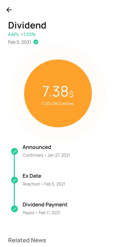 Stock Events - The best Dividend Tracker